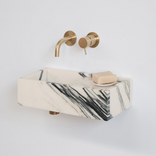 Naleya marble fountain | Blue/White Marble - Furnified