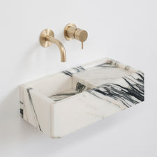 Naleya marble fountain | Blue/White Marble - Furnified