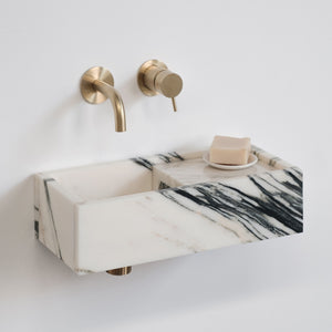 Naleya marble fountain | Blue/White Marble - Furnified