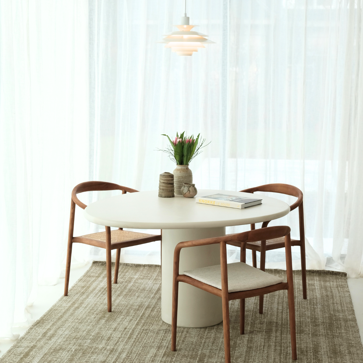Mortex look dining table Reef | Furnified