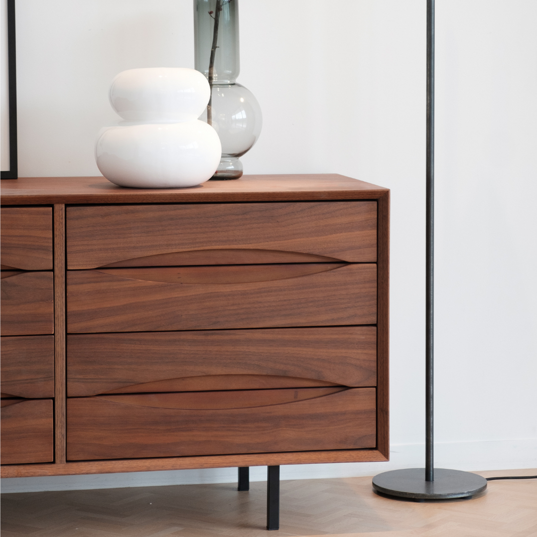 Blend vintage dressoir - Walnoot - 120 cm | Furnified