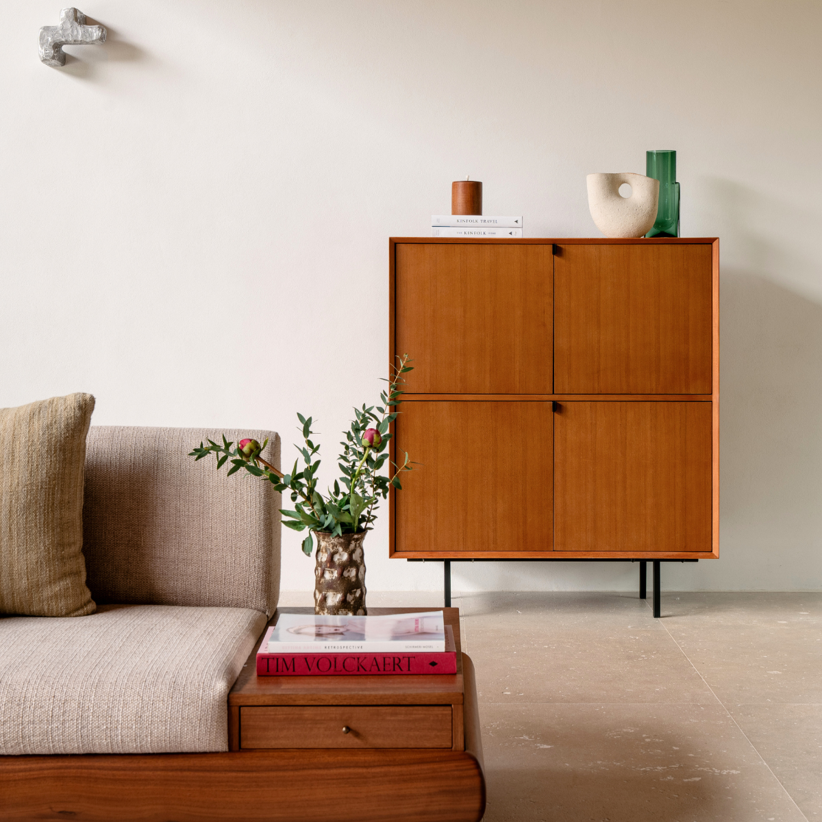 Hoog Dressoir - Bob - Retro - 100 cm — Furnified