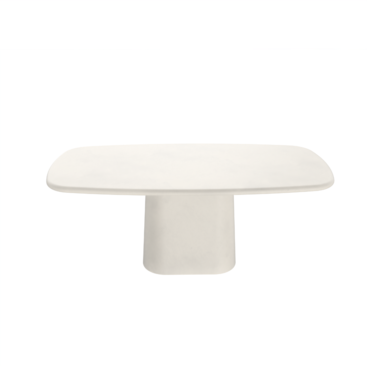 Rectangular dining table 180 cm - Oval leg - StoneSkin - Lorient - Lat ...