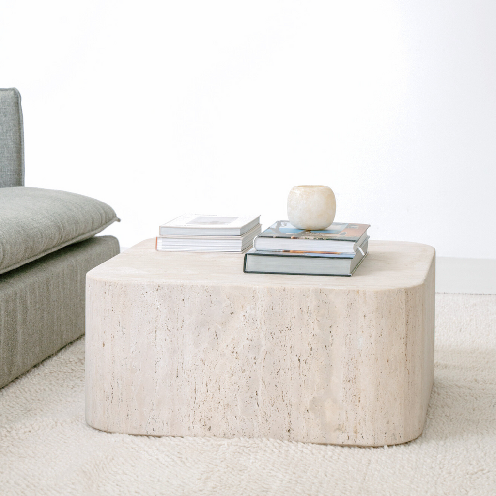 Travertine Coffee Tables | Natural Stone Appearance | Furnified