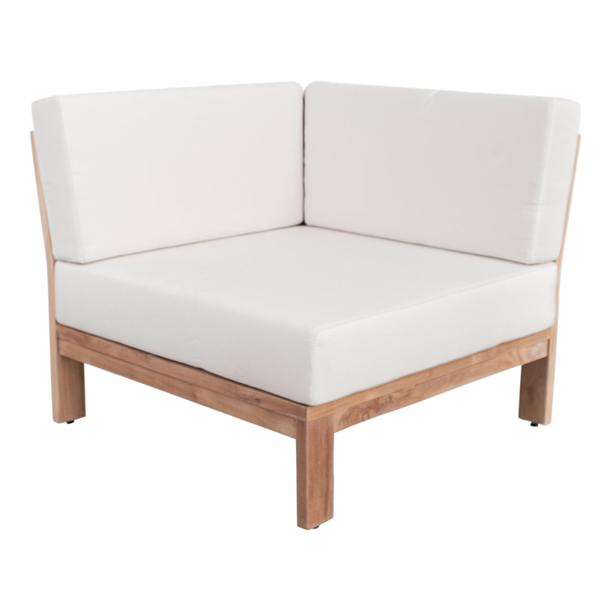 Morris Outdoor Sofa - Hoek - Teak — Furnified