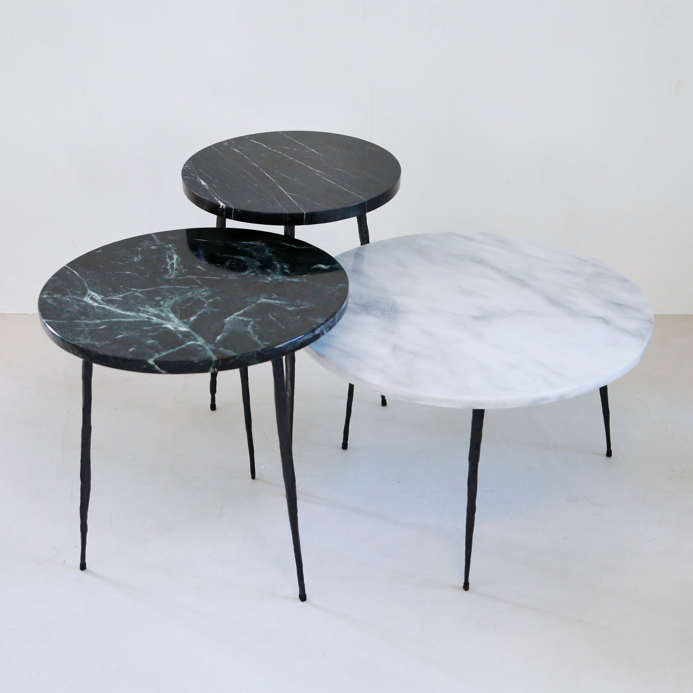 Bijzettafel Florence - Groen Marmer - 40×40×40cm — Furnified