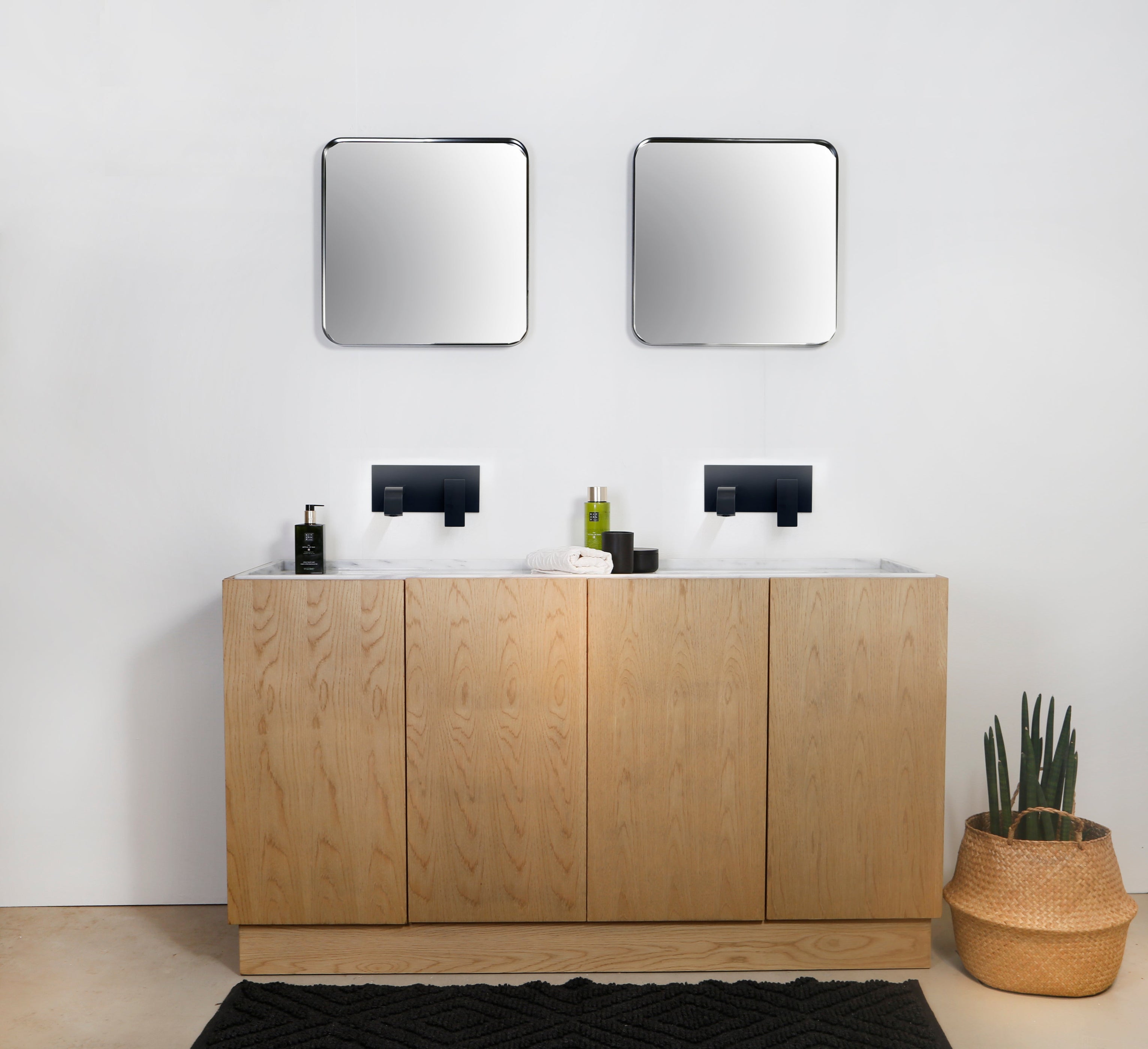 Built-in sink - Basiel - White Marble — Furnified