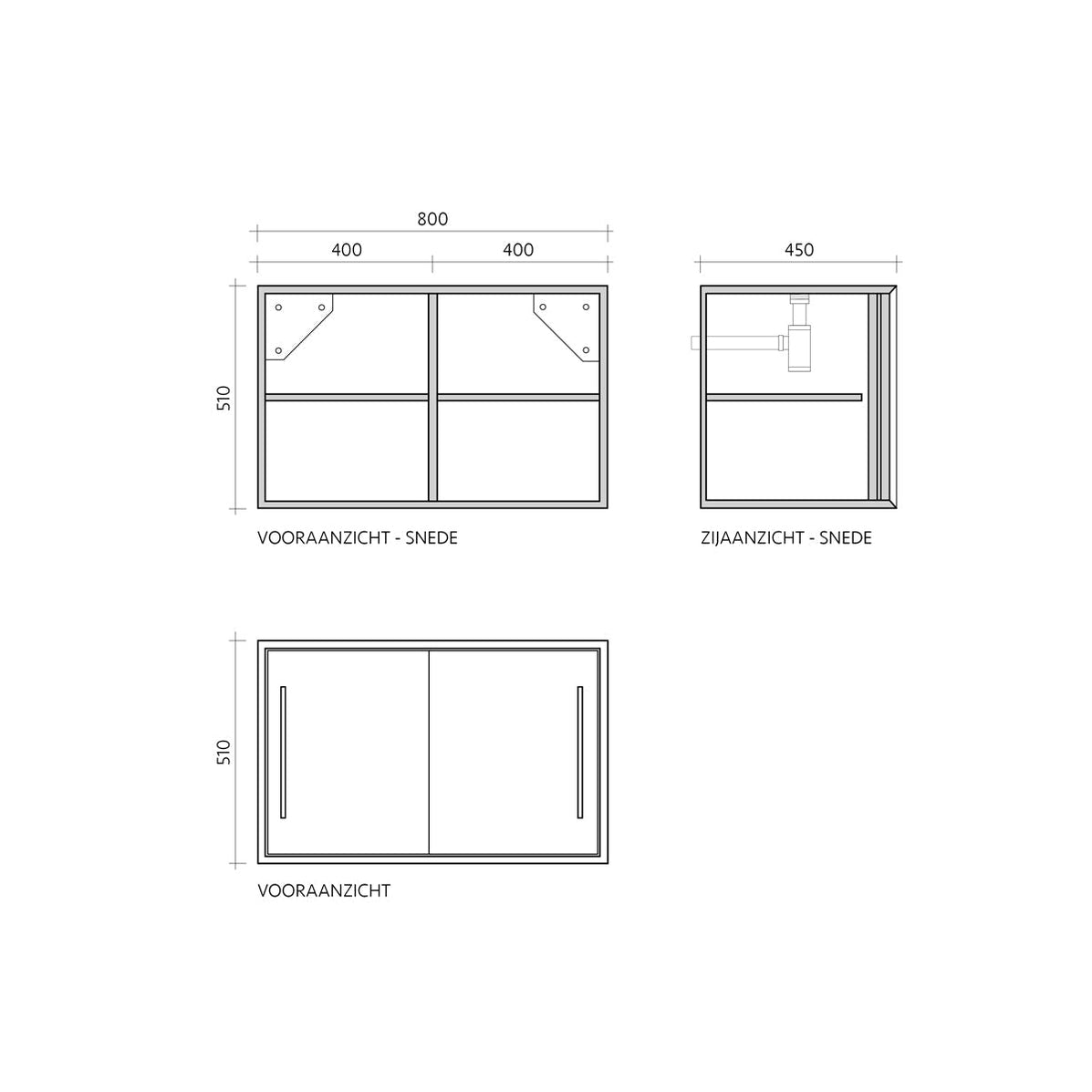 Bathroom Furniture - White Marble - Washbasin George - Oak (80 cm) - N ...