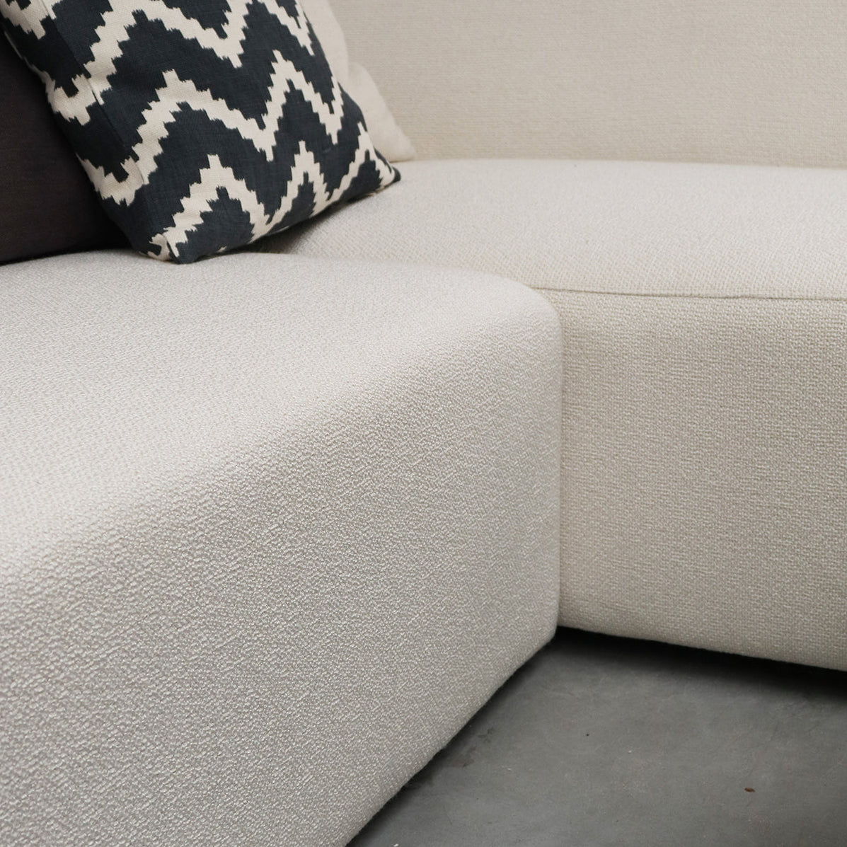 Linen Sofa - Natural - John — Furnified